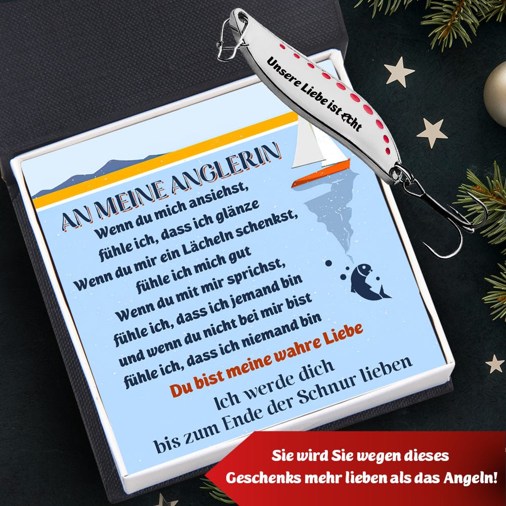 Angeln Löffel Köder - Angeln - An Meine Anglerin - Ich Werde Dich Bis – SchatzLieben