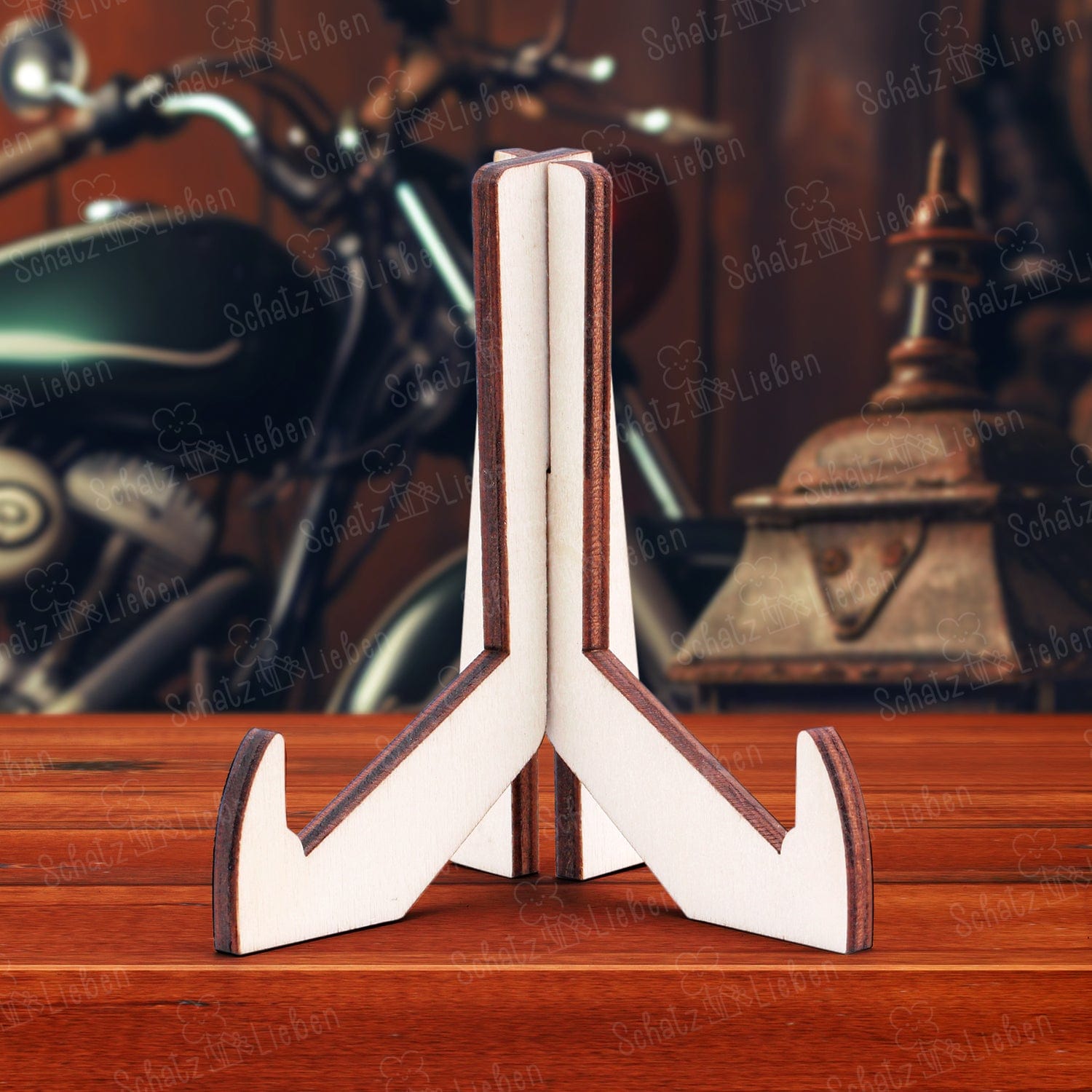Hölzernes Motorrad-Herzschild - Biker - An Den Größten Fahrer Meines L ...